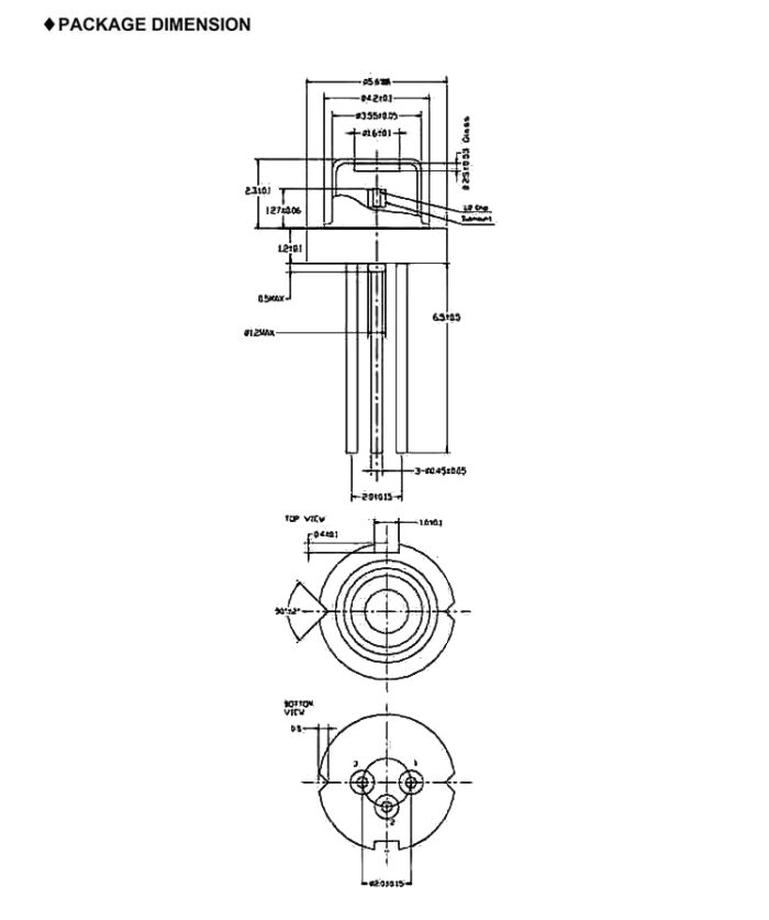 QSI 635nm 20mW QL63H5S-A.B.C Red Laser Diode TO56 5.6mm – Beeg
